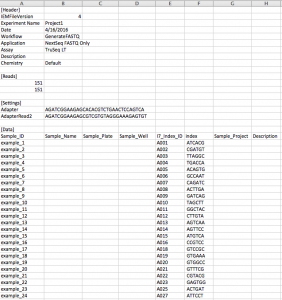 How to generate a Sample Sheet from sample/index data in BaseSpace – CVR Bioinformatics