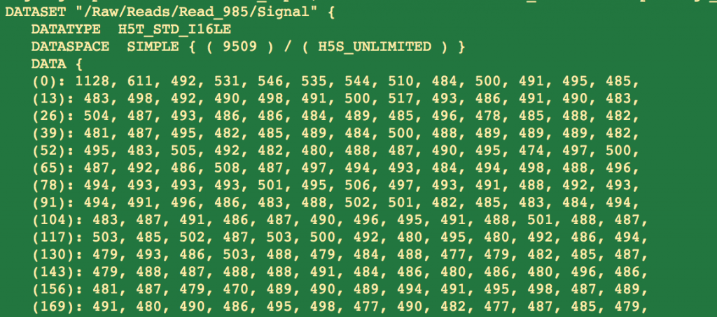 Exploring the FAST5 format – CVR Bioinformatics